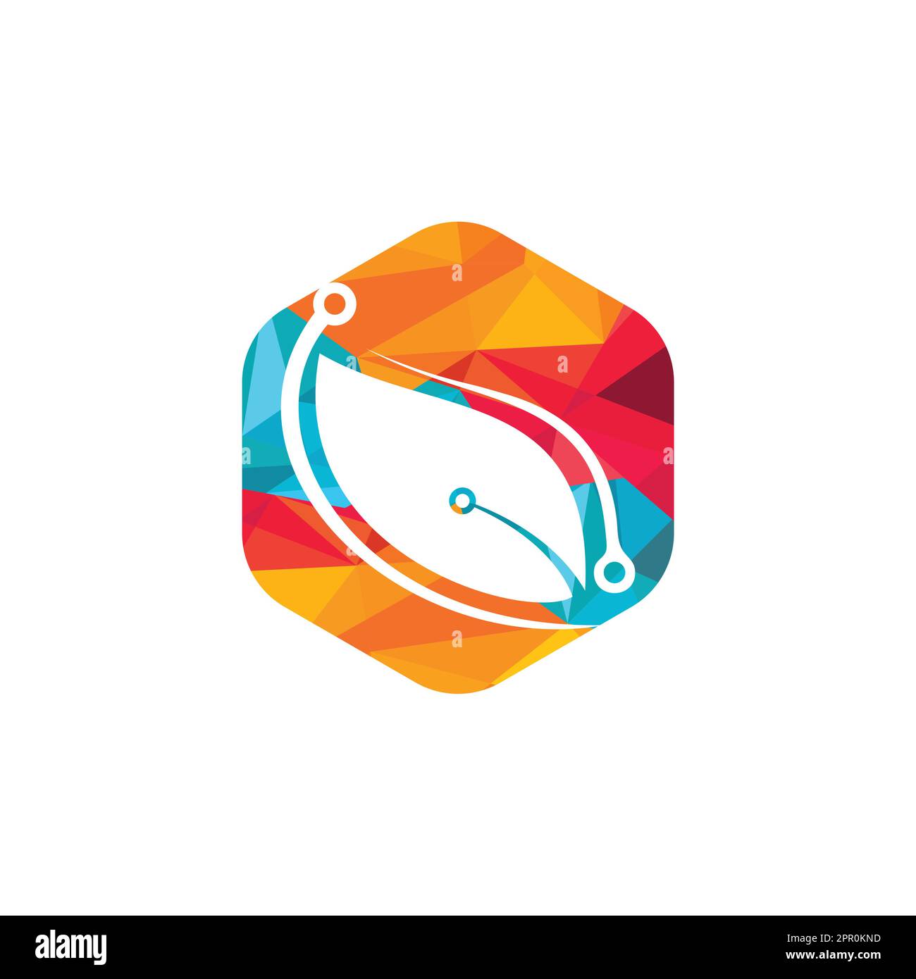 Green leaf technology logo design. Circuit Leaf vector design Stock Vector Image & Art - Alamy