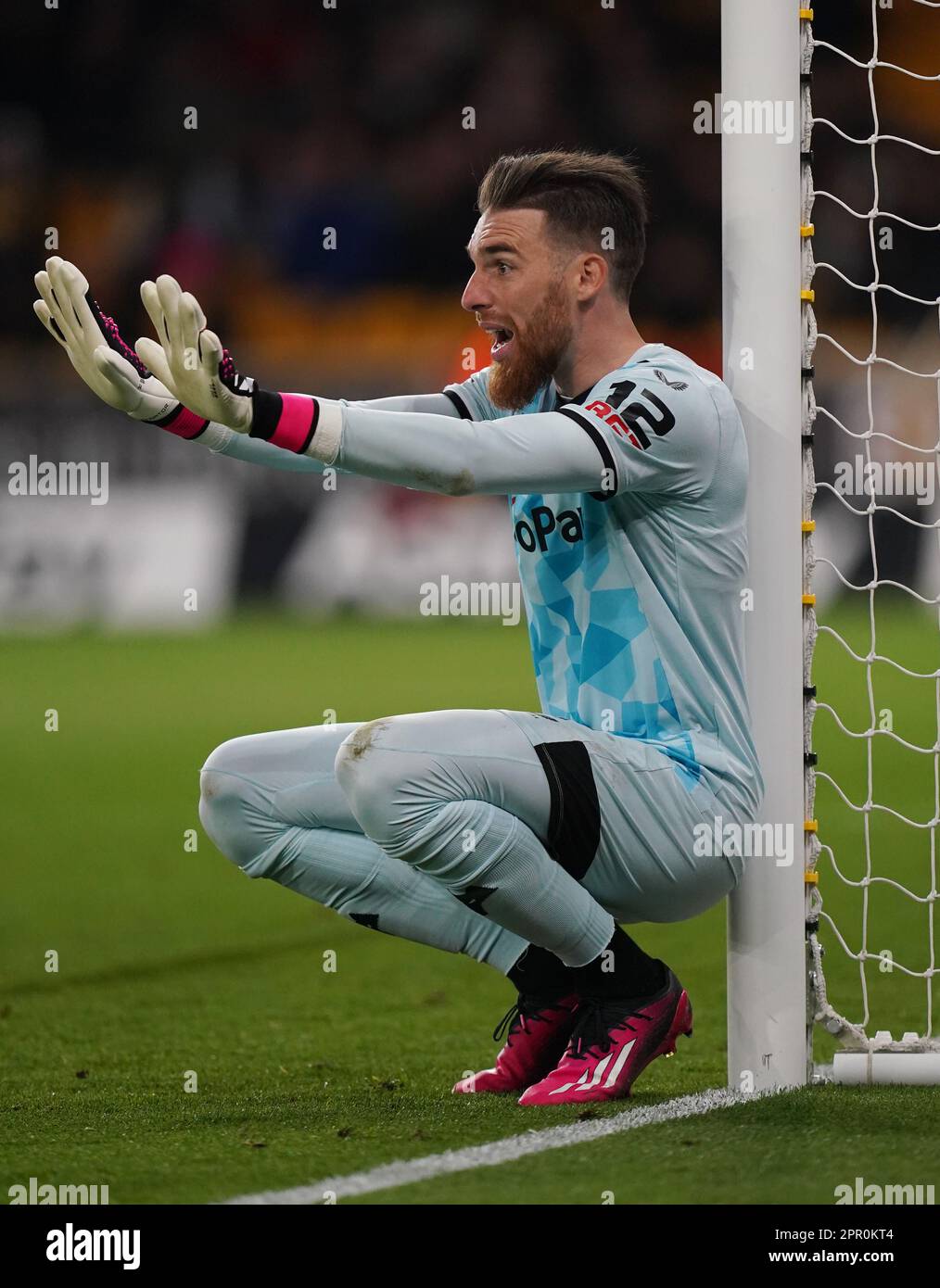 Wolverhampton Wanderers goalkeeper Jose Sa during the Premier League ...
