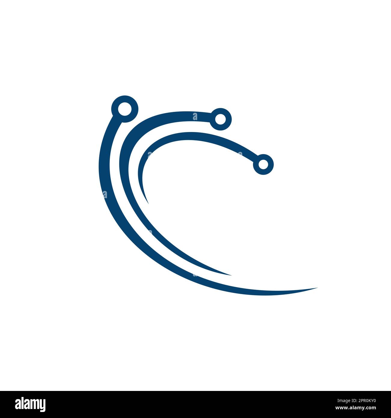 Abstract technology vector logo design Stock Vector Image & Art - Alamy