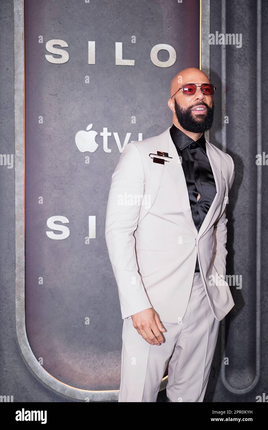 Actor and rapper Common arrives to attend the premiere of Silo, in ...