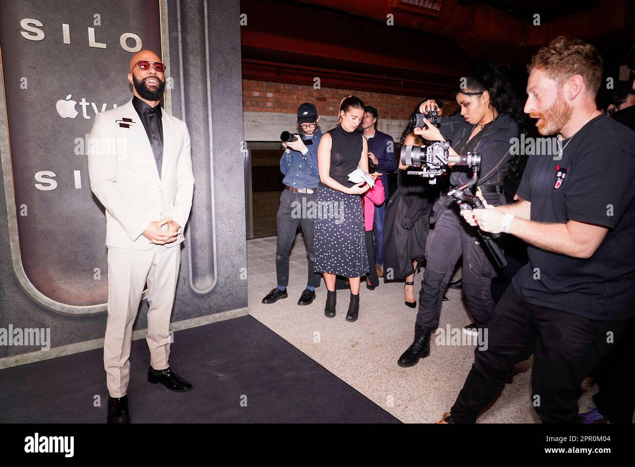 Actor and rapper Common arrives to attend the premiere of Silo, in ...