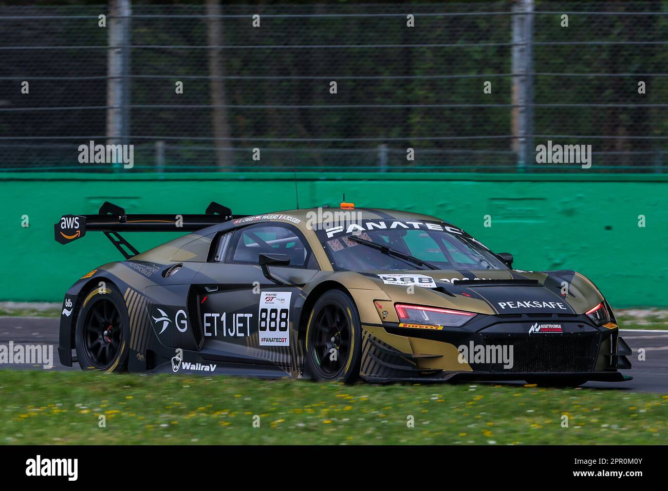 Monza, Italy. 21st Apr, 2023. Audi R8 LMS GT3 EVO II Team CSA Racing of ...