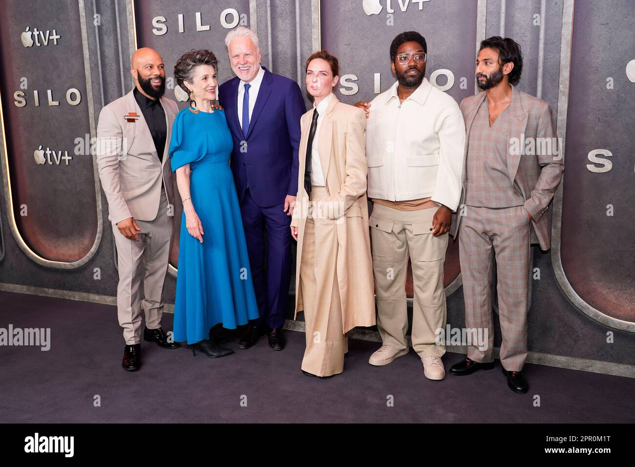 From left, actor and rapper Common, actors Harriet Walter, Tim Robbins ...