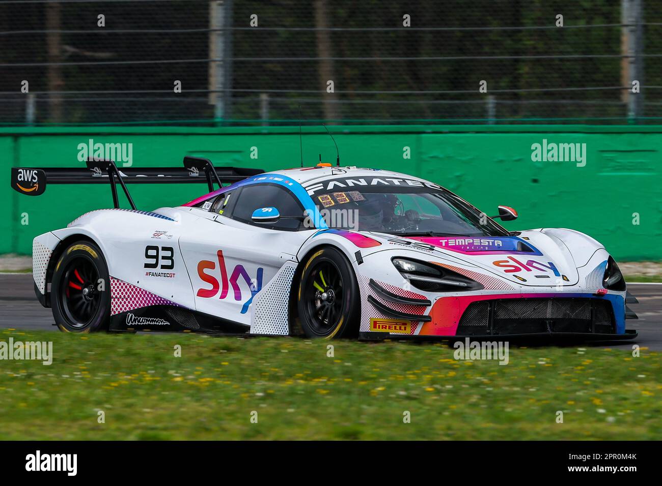 Monza, Italy. 21st Apr, 2023. McLaren 720S GT3 EVO Team Sky Tempesta ...