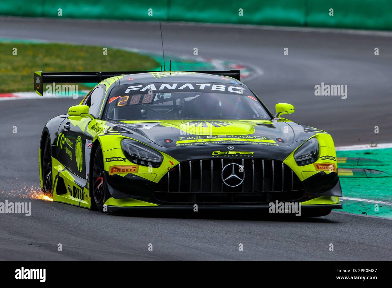 Mercedes-AMG GT3 Team GetSpeed of Lance Bergstein, Aaron Walker and ...