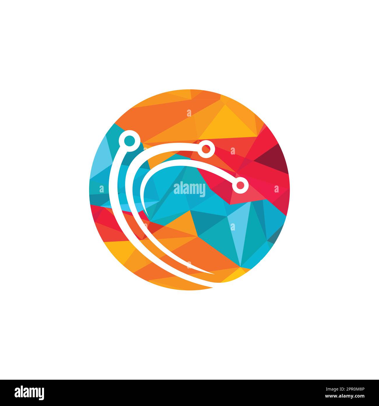 Abstract technology vector logo design Stock Vector Image & Art - Alamy