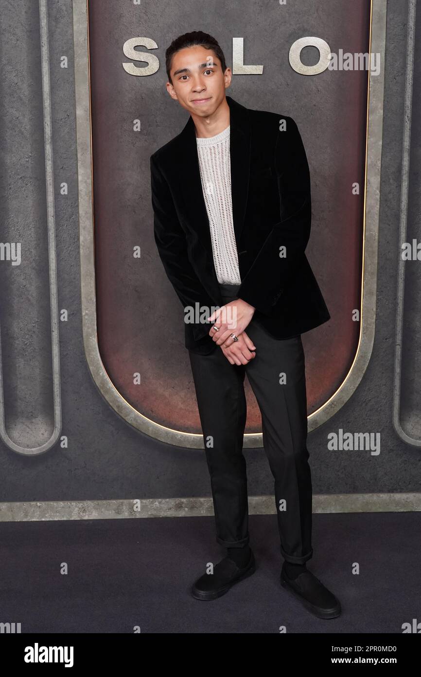 Matt Gomez Hidaka attends the global premiere of Silo, at Battersea ...