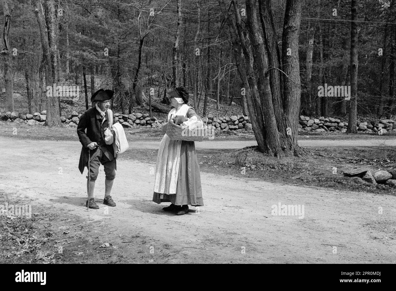 Colonial period actors Black and White Stock Photos & Images - Alamy