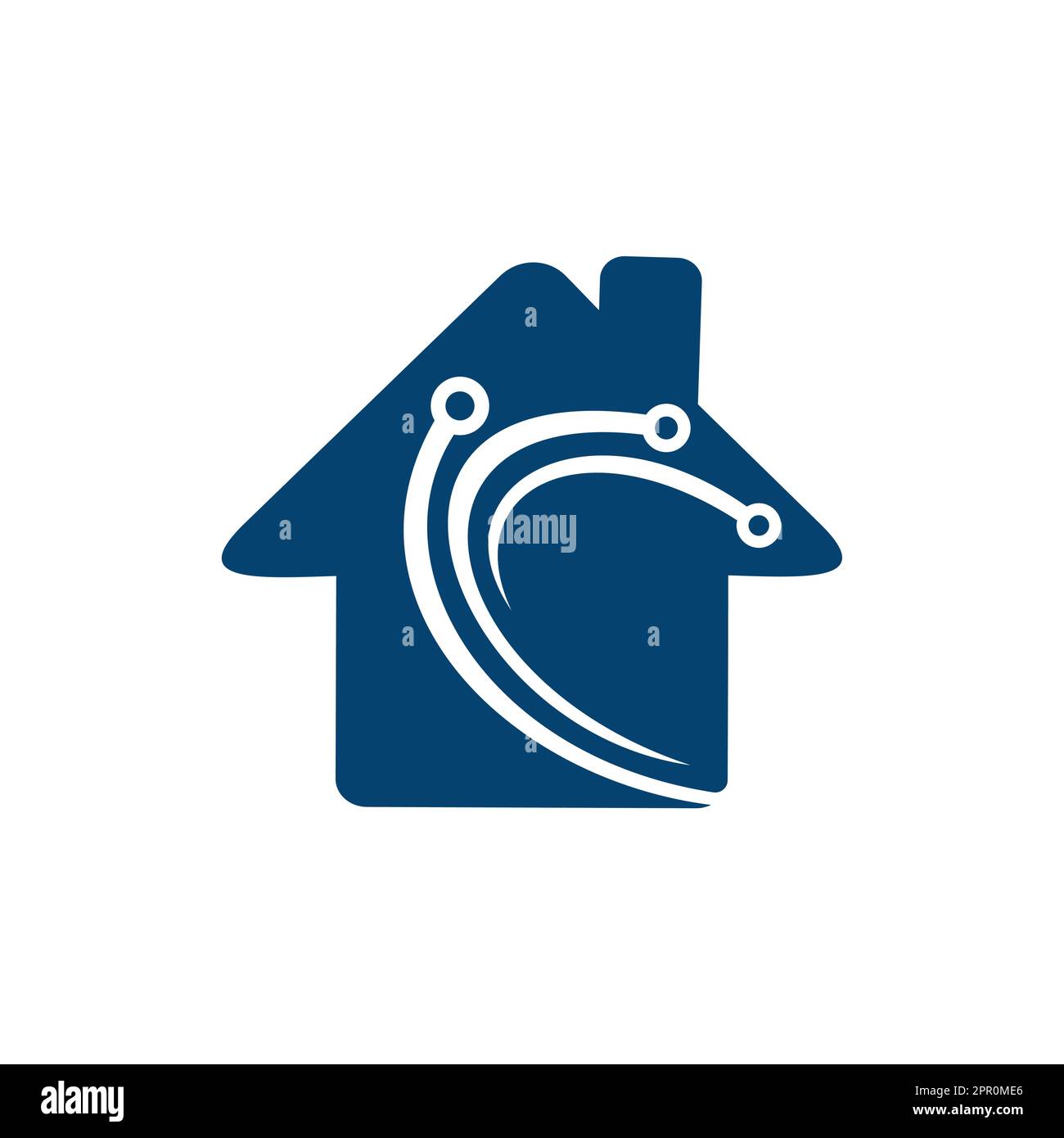 Digital Home vector logo design template Stock Vector Image & Art - Alamy