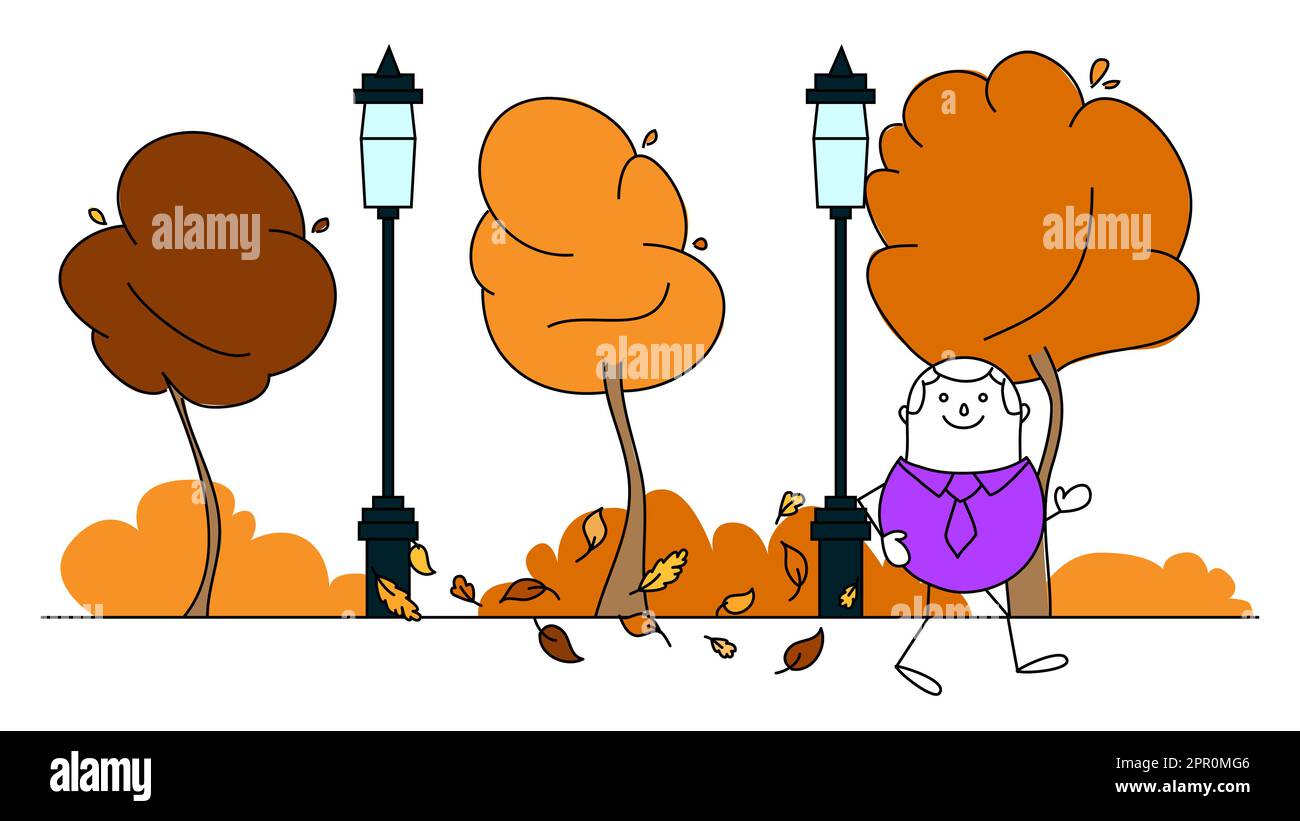 Through a forest Stock Vector Images - Alamy