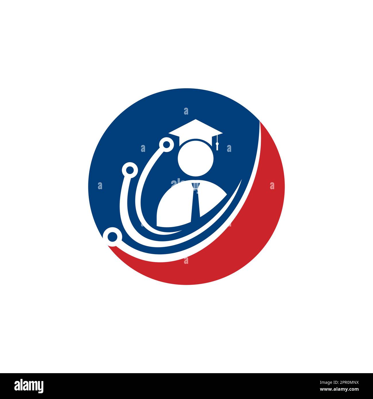 Education tech vector logo design. Digital school logo concept Stock ...