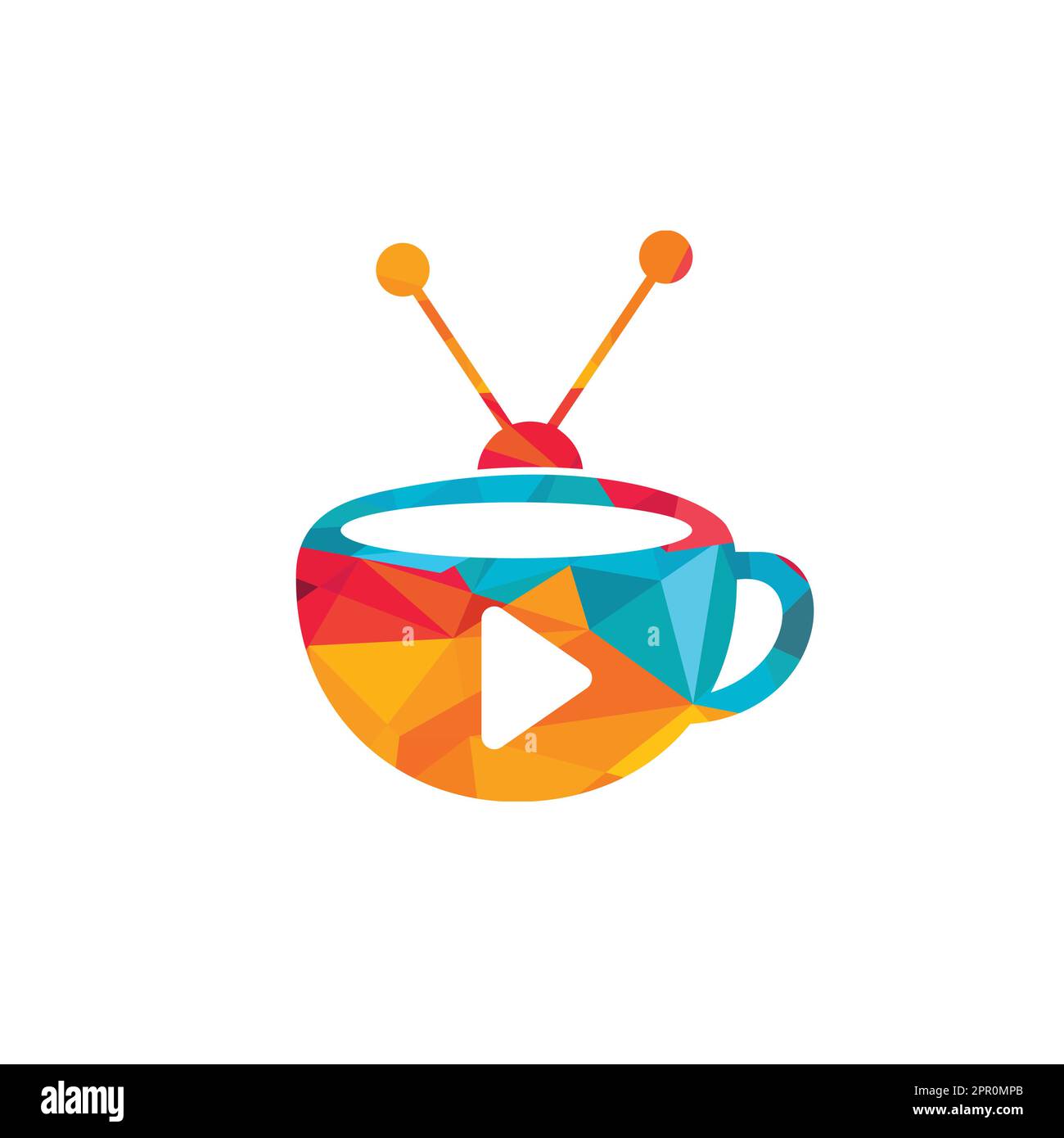 Mug tech logo Stock Vector Images - Alamy