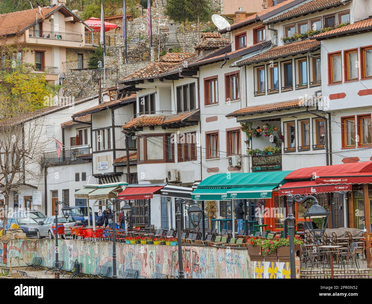 Prizren Old Town houses in Kosovo Stock Photo - Alamy