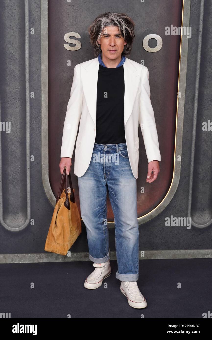 James Lance attends the global premiere of Silo, at Battersea Power ...