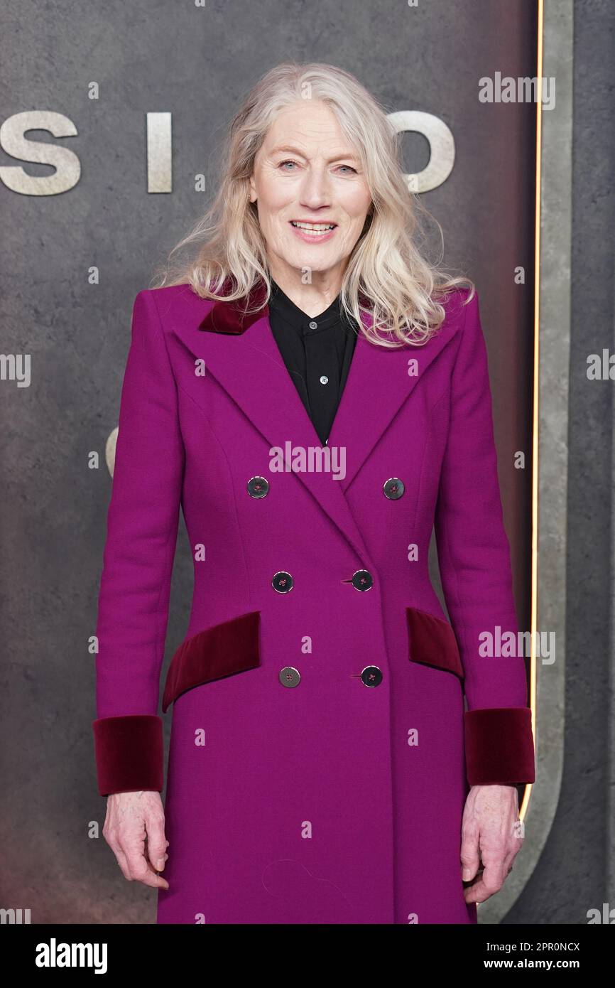 Geraldine James attends the global premiere of Silo, at Battersea Power ... Geraldine James attends the global premiere of Silo, at Battersea Power ...