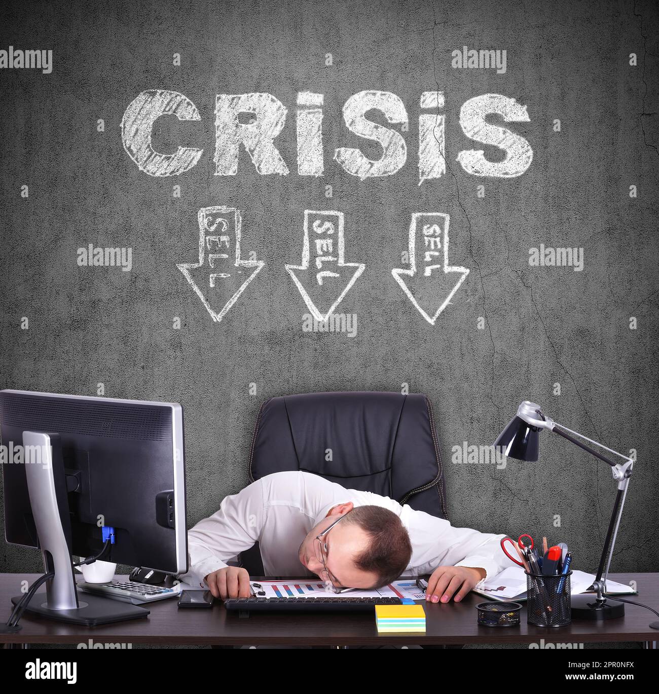 Office stress manager hi-res stock photography and images - Alamy