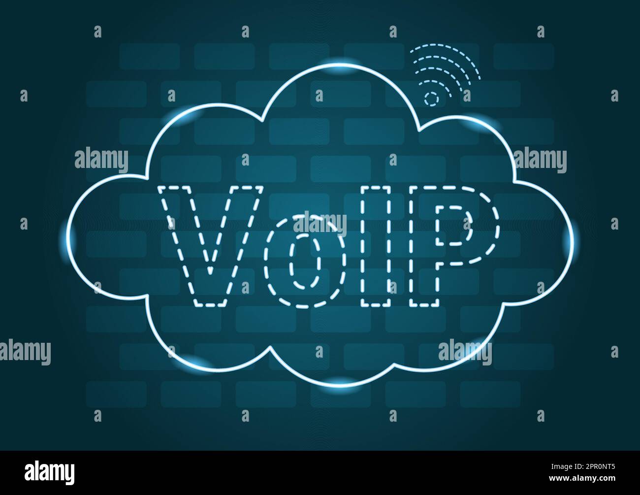 VOIP or Voice Over Internet Protocol with Telephony Scheme Technology ...