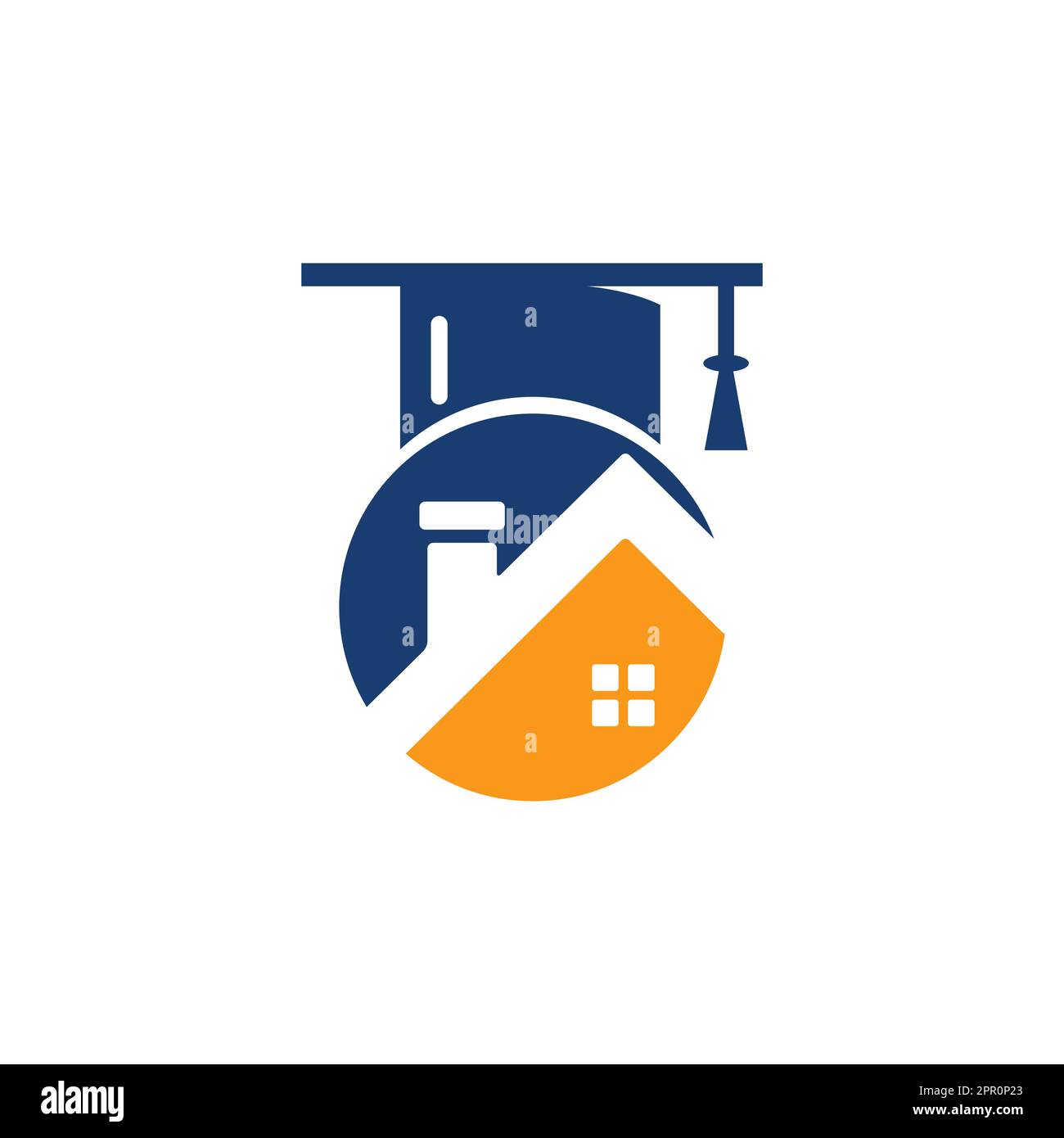 House school education logo design. Student housing logo template Stock ...