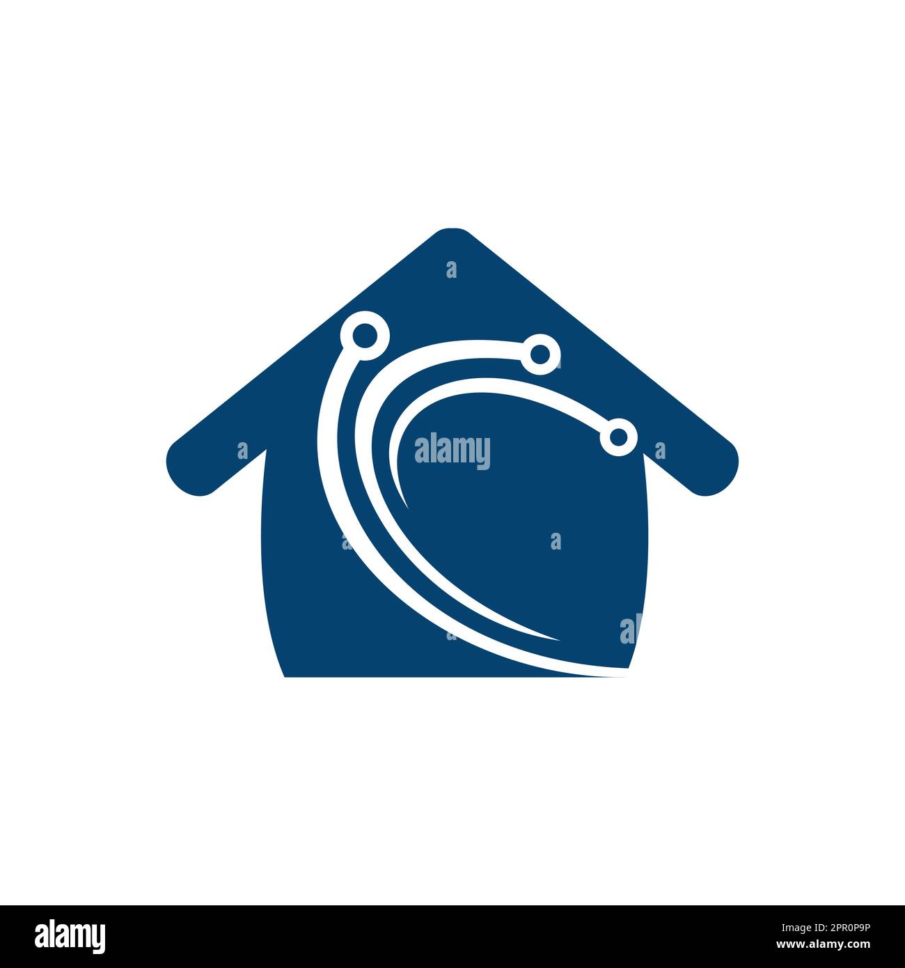 Digital Home vector logo design template Stock Vector Image & Art - Alamy