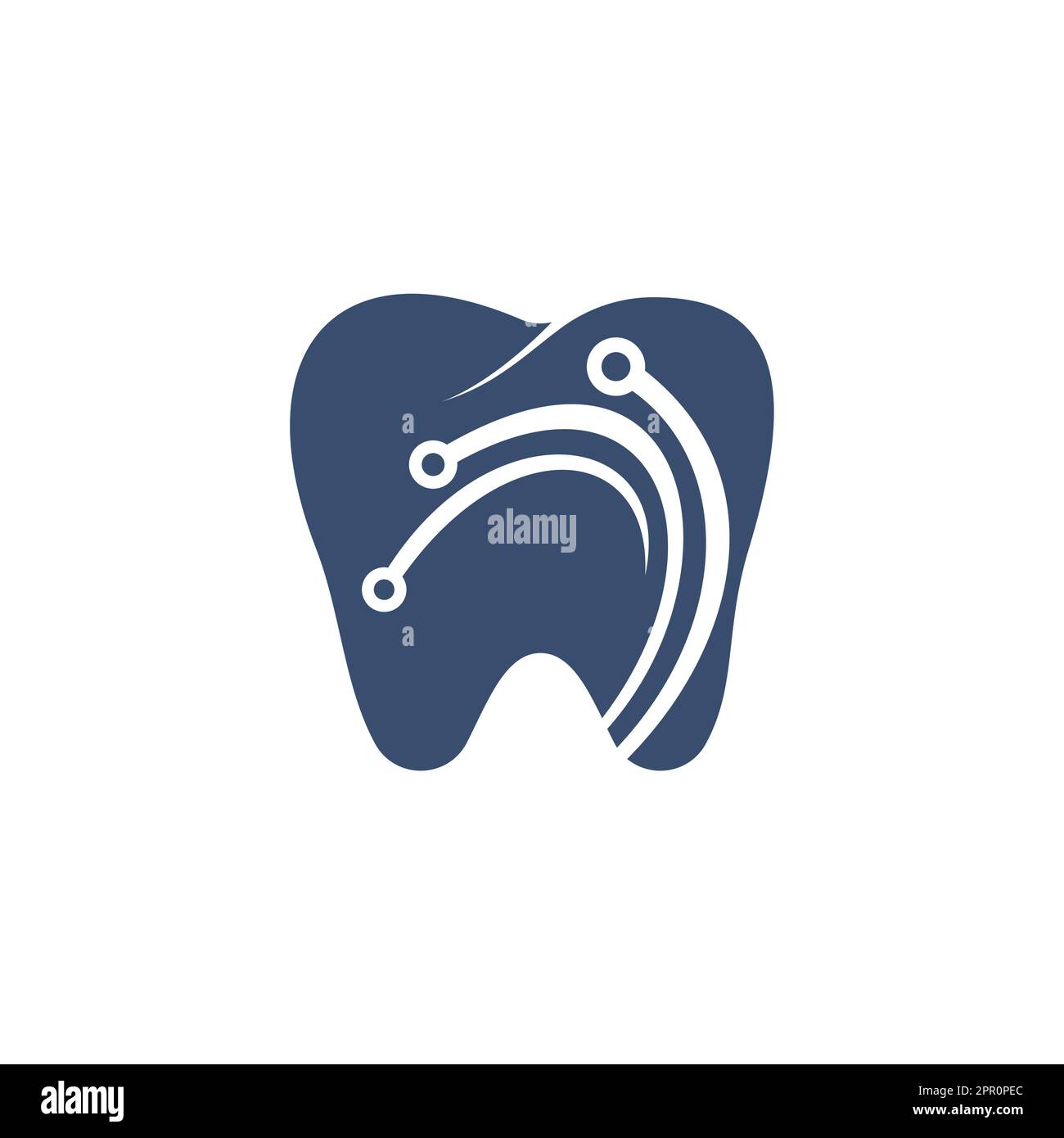 Dental tech vector logo design. Dental repair logo template Stock ...