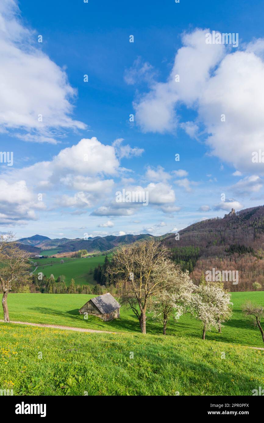 Mountain hocheck left of gutenstein alps hi-res stock photography and ...