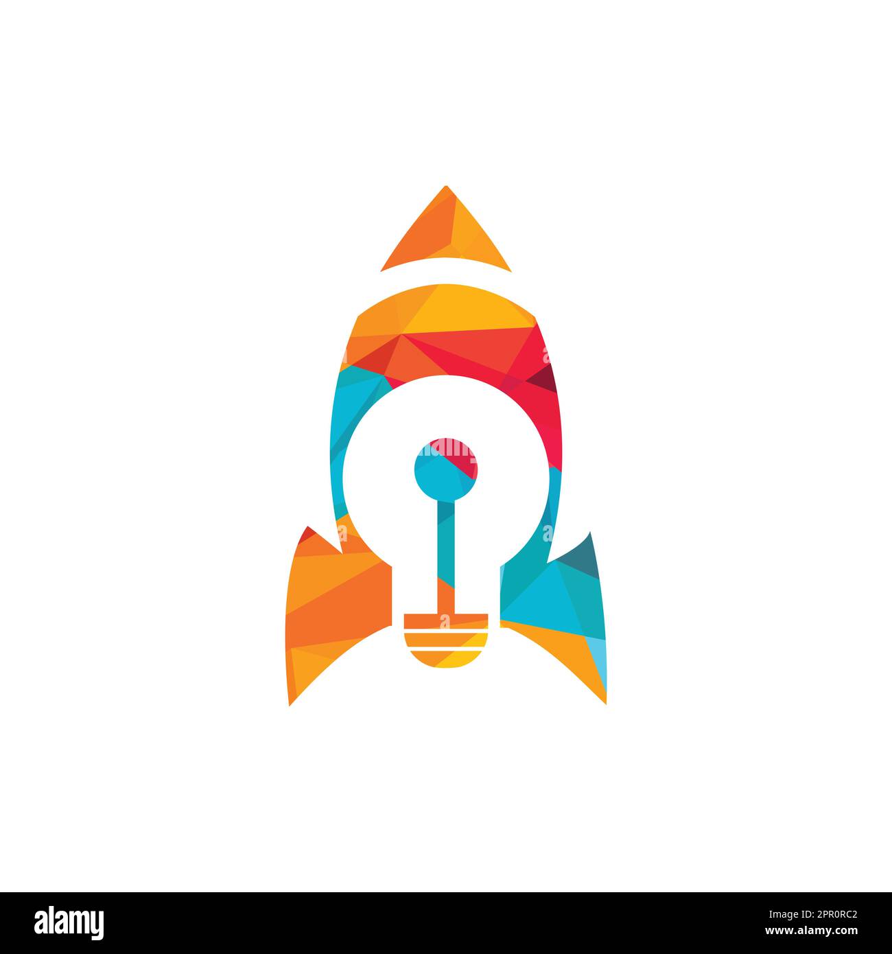 Rocket bulb vector log design. Rocket launching bulb Light bulb logo design Stock Vector Image ...