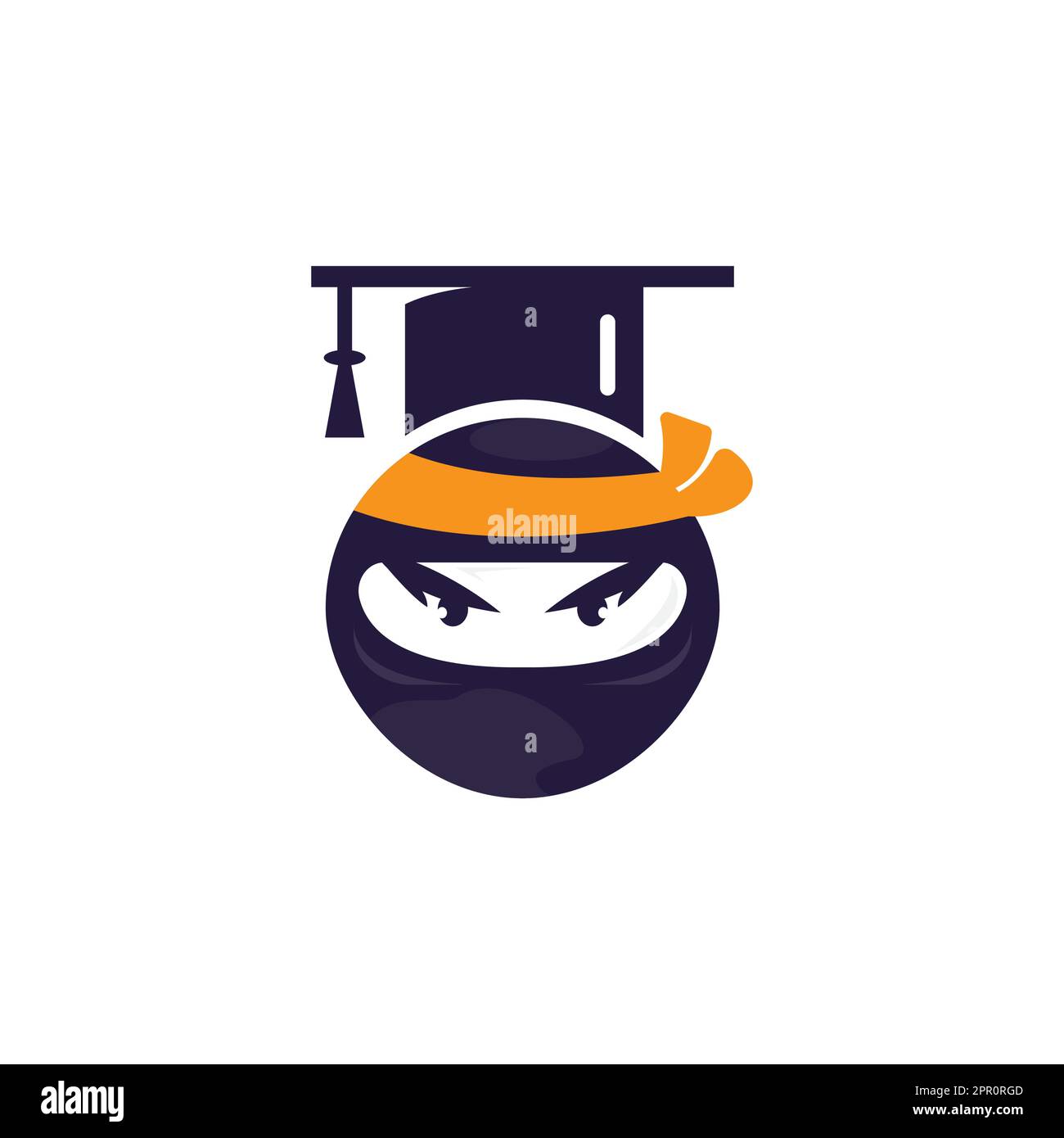 Smart ninja modern education vector logo design Stock Vector Image ...