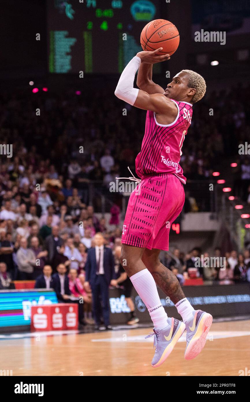 Bonn, Germany. 25th Apr, 2023. Basketball: Bundesliga, Telekom Baskets ...