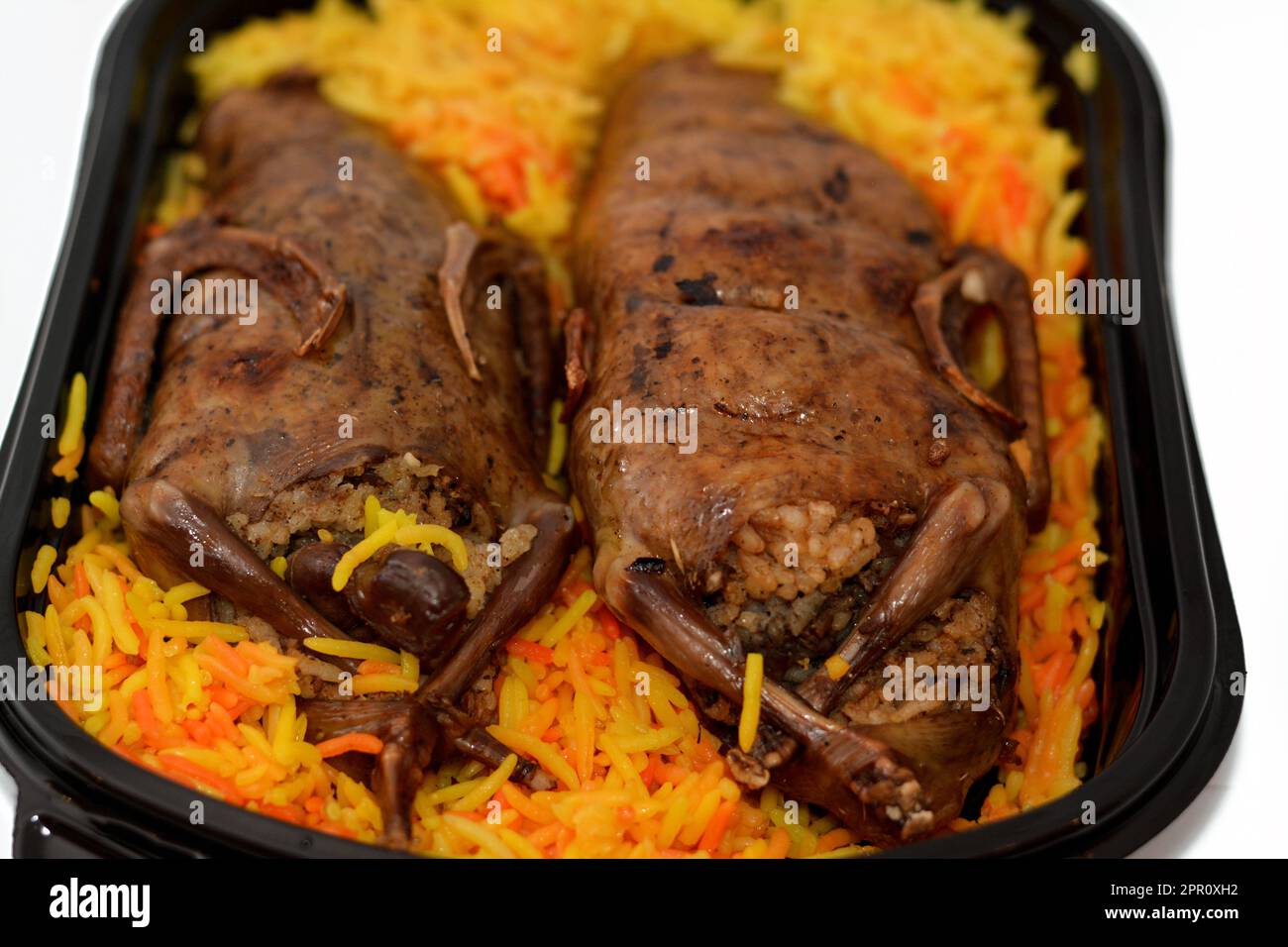 Egyptian Hamam Mahshi stuffed squab, Arabic cuisine, Egyptian ...
