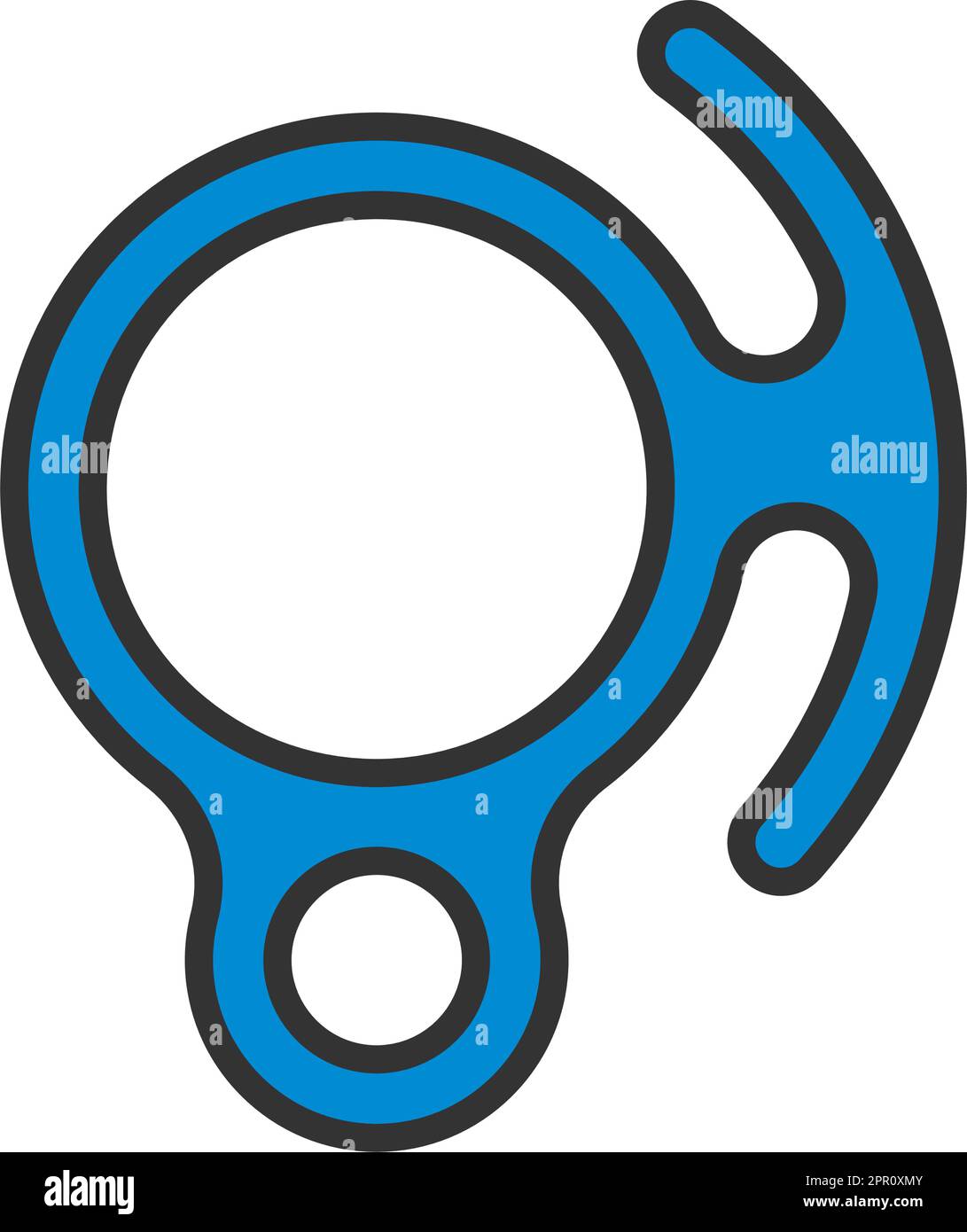 Alpinist Descender Icon Stock Vector Image & Art - Alamy