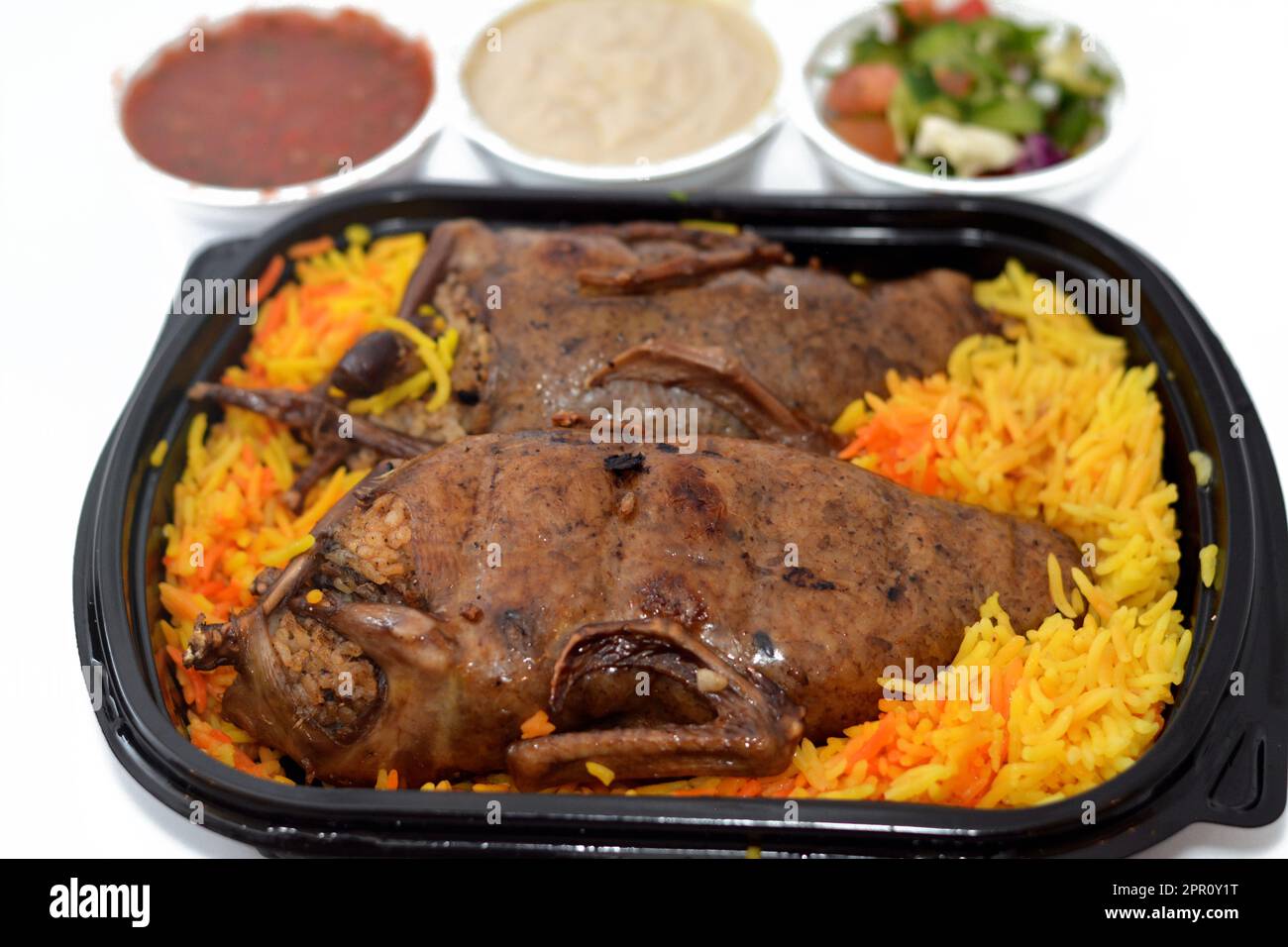 Egyptian Hamam Mahshi stuffed squab, Arabic cuisine, Egyptian ...