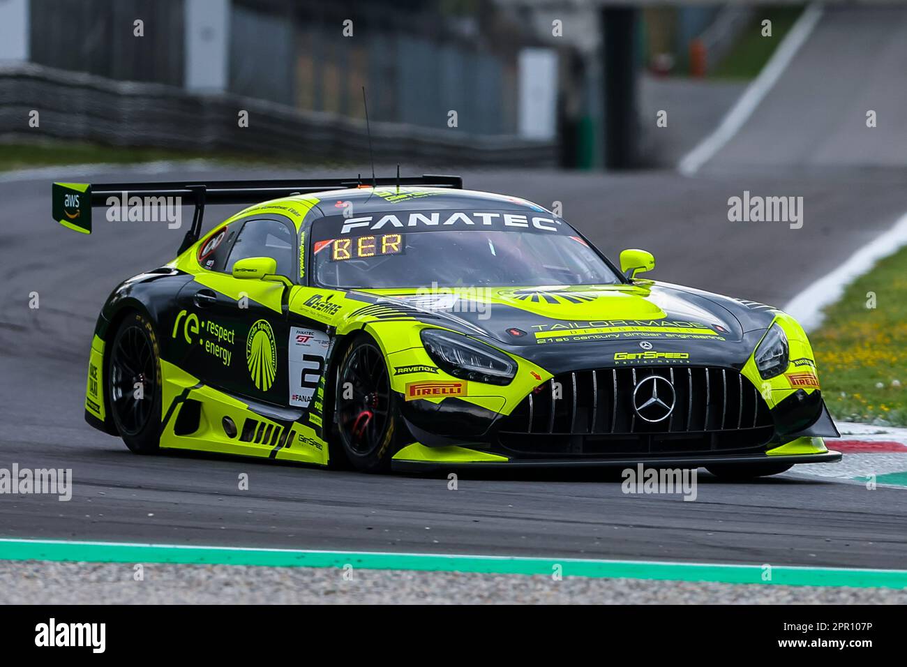 Monza, Italy. 21st Apr, 2023. Mercedes-AMG GT3 Team GetSpeed of Lance ...