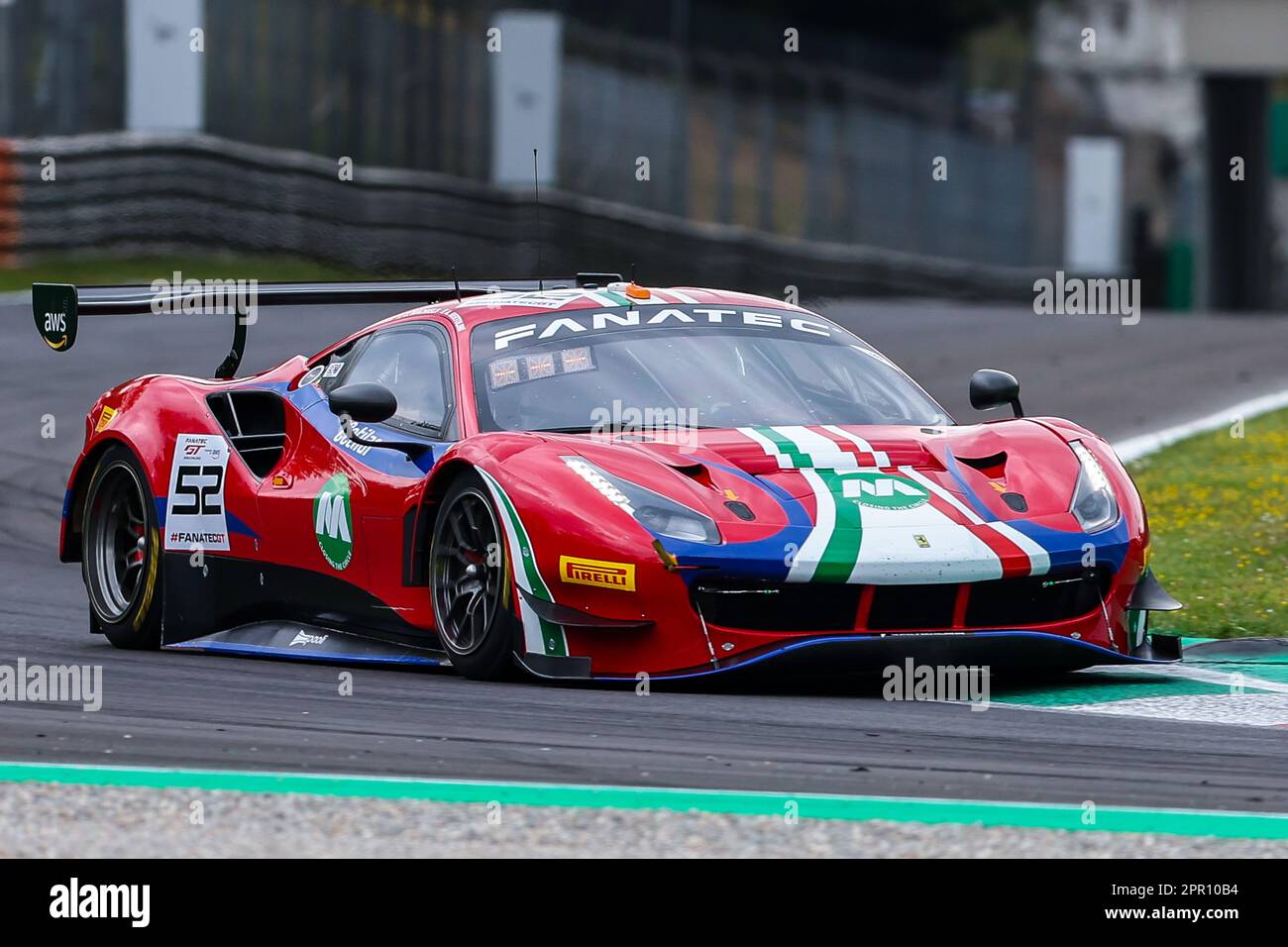 Monza, Italy. 21st Apr, 2023. Ferrari 488 GT3 Team AF Corse of Louis ...