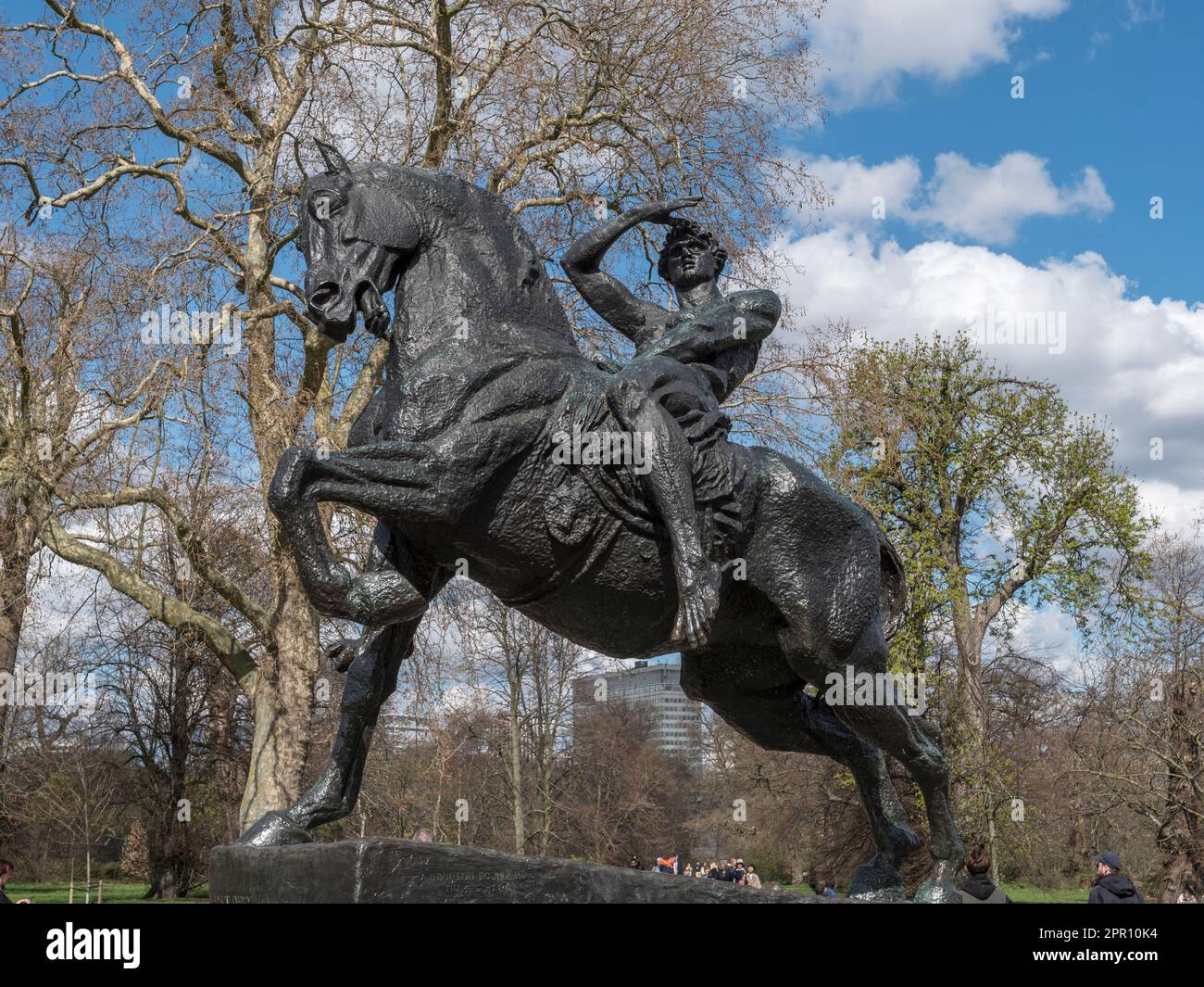 "Physical Energy", a bronze equestrian statue by English artist George ...
