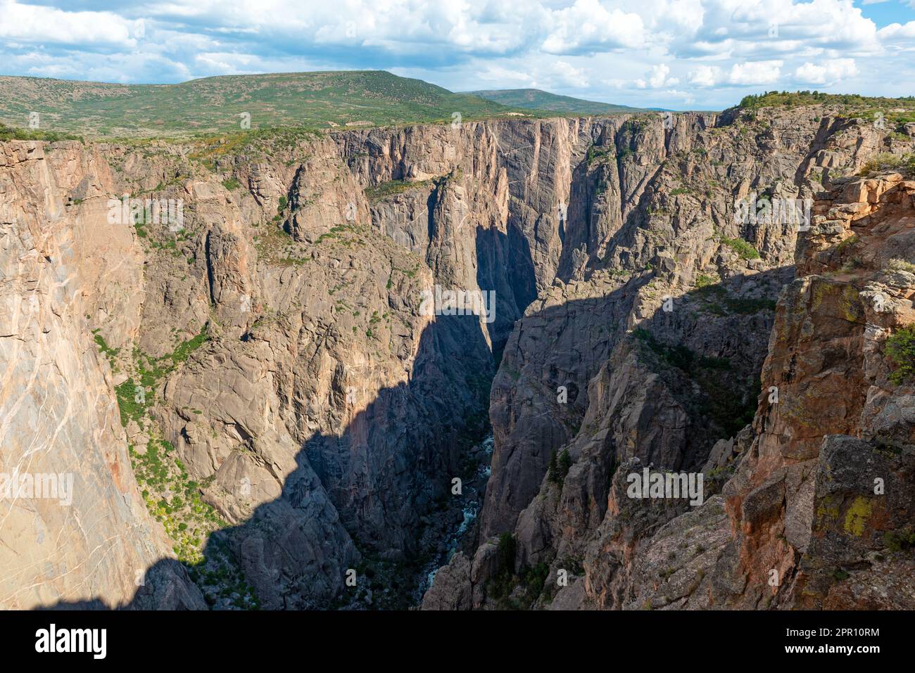 Black canyon of the Gunnison national park, Colorado, USA Stock Photo ...