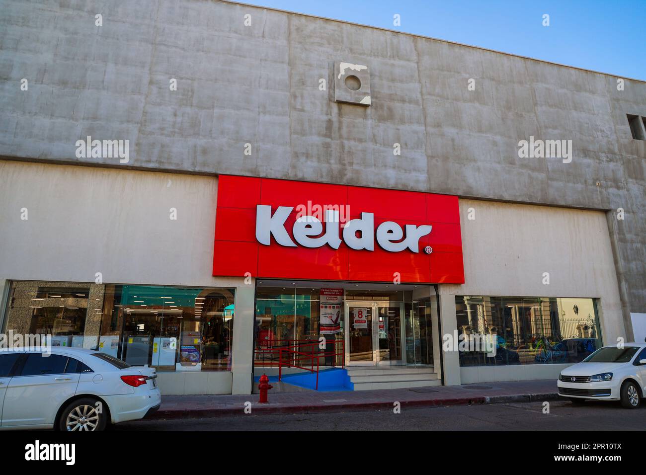 Kelder store facade on Serdan street in the Center of Hermosillo Sonora ...