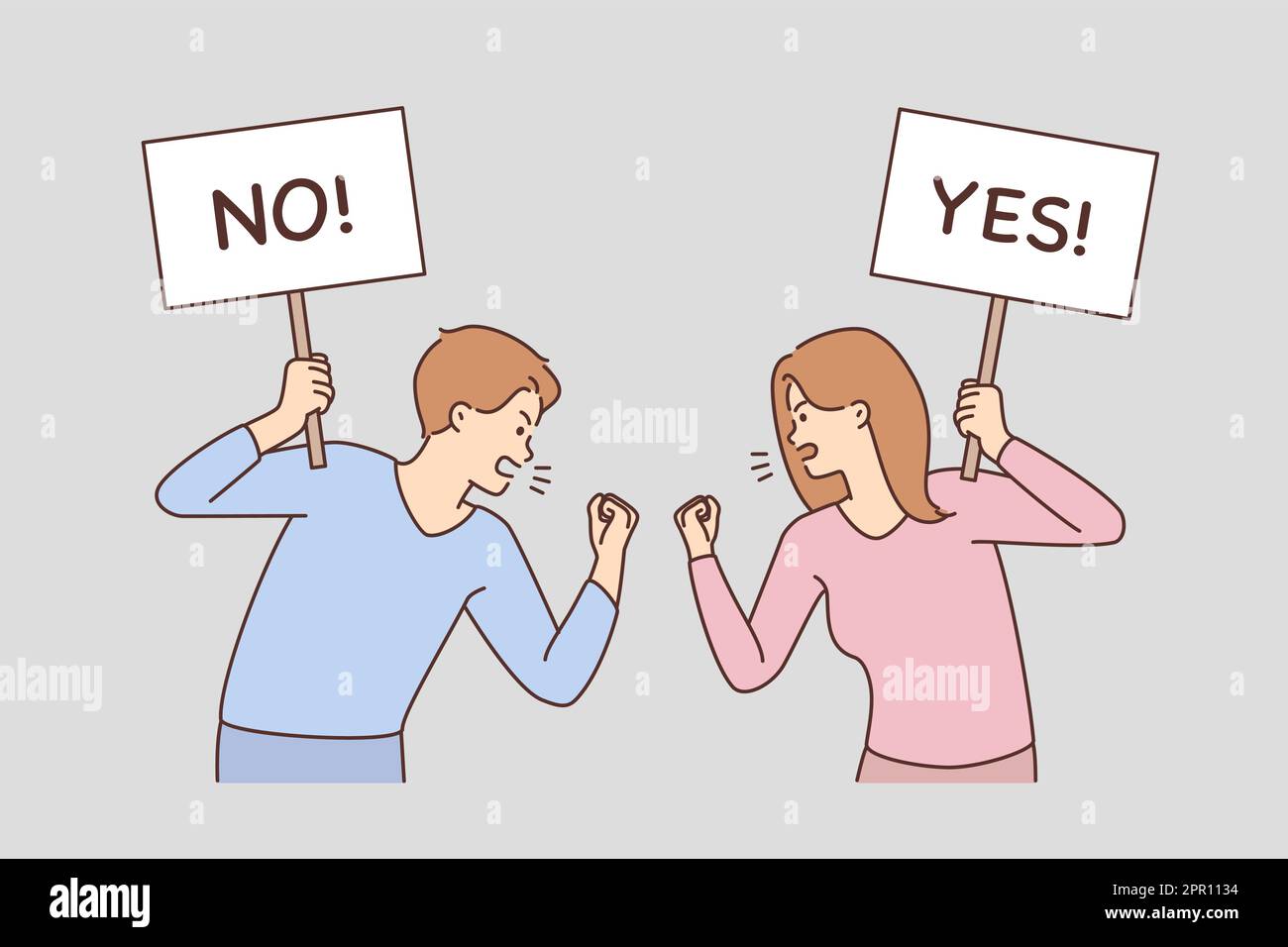 Protesters message Stock Vector Images - Alamy