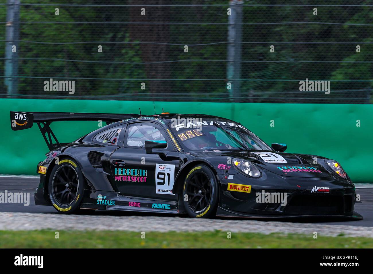Monza, Italy. 21st Apr, 2023. Porsche 911 GT3 R (992) Team Herberth ...