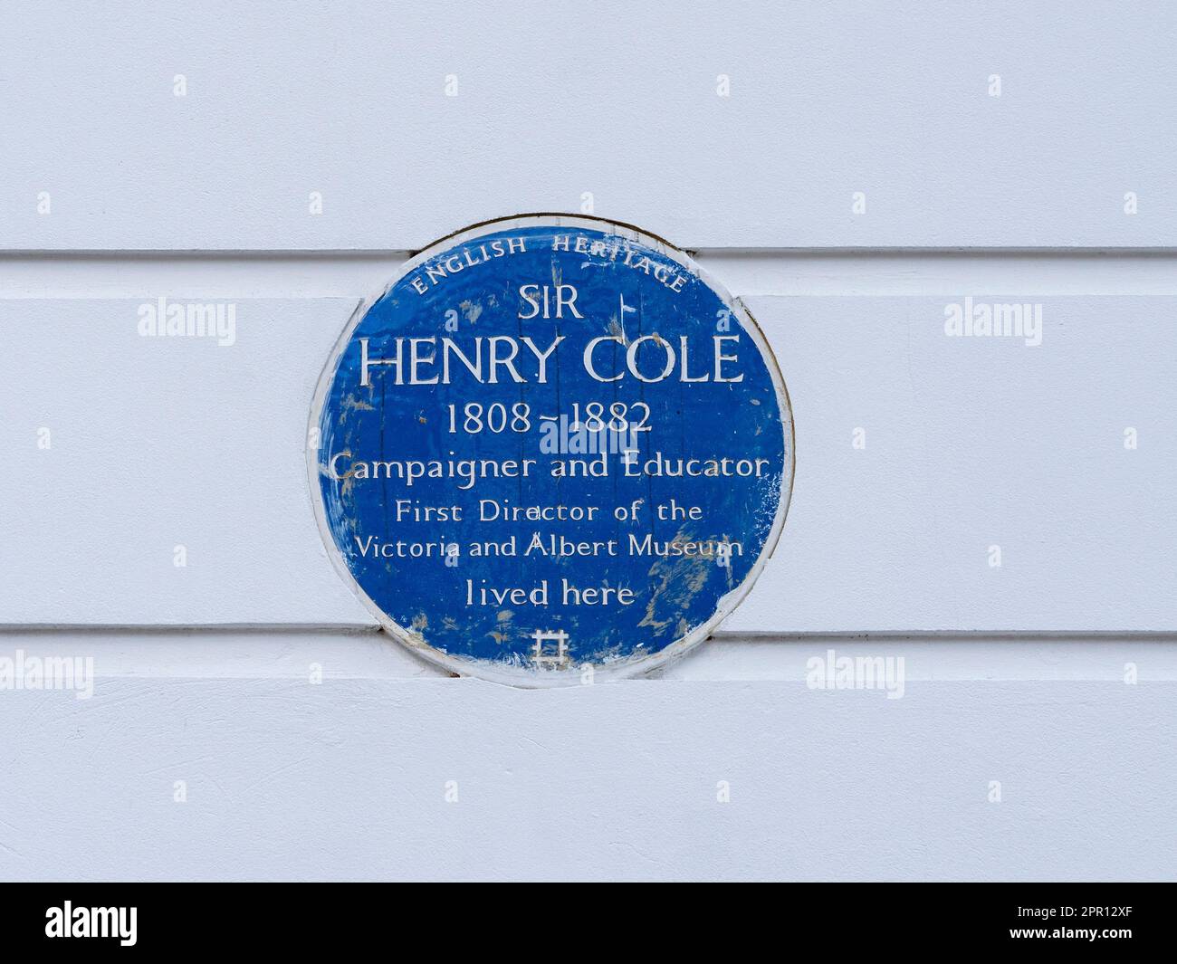 Blue plaque on the former home of campaigner and educator Sir Henry ...