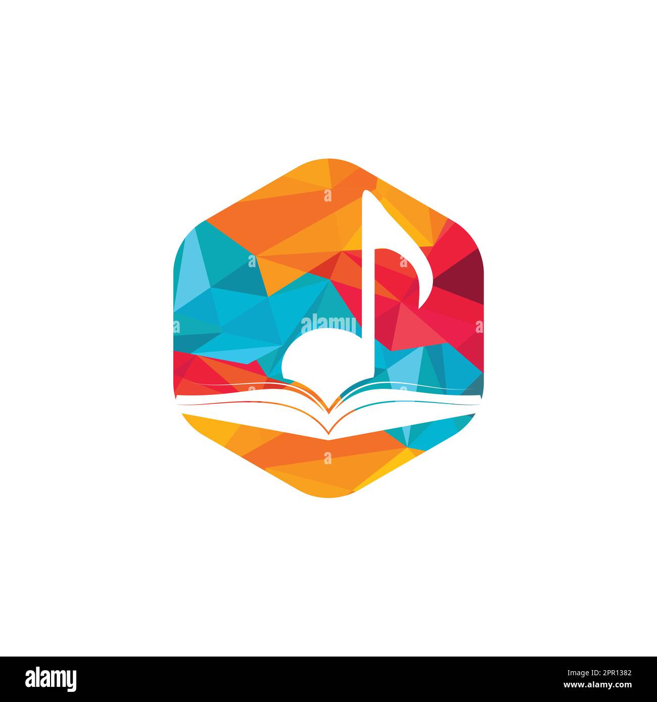 Music book vector logo design. Book and music note icon design Stock ...
