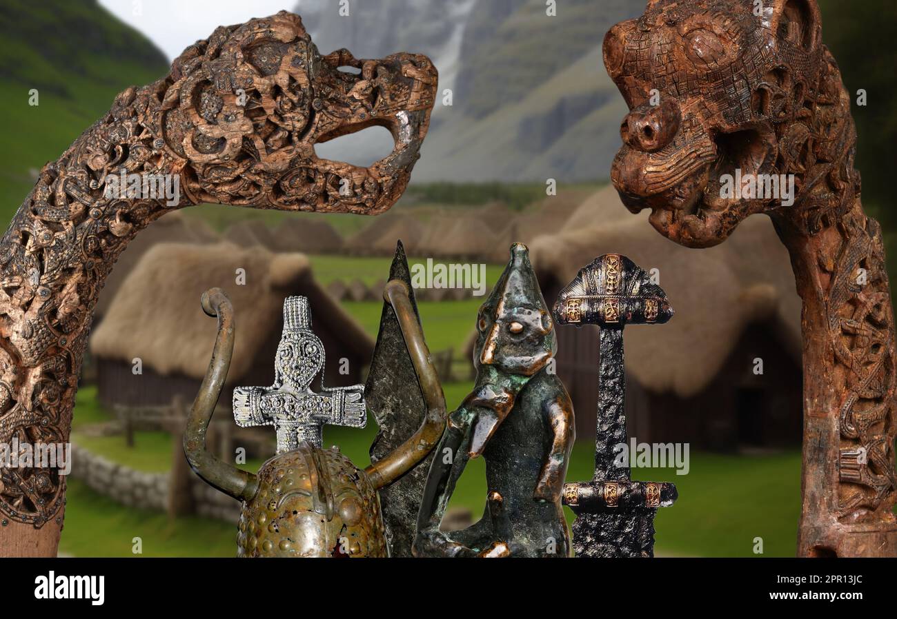 Beautiful archaeological finds from the Viking era including a ...