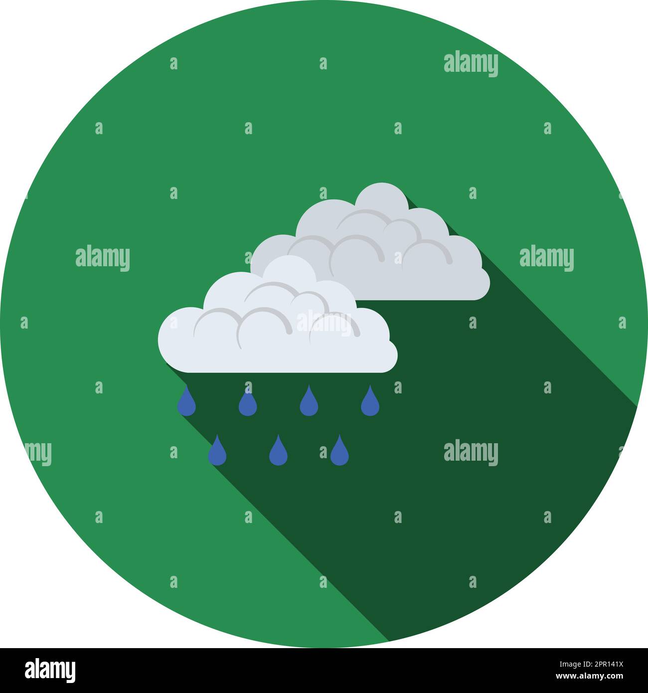Long summer rain Stock Vector Images - Alamy