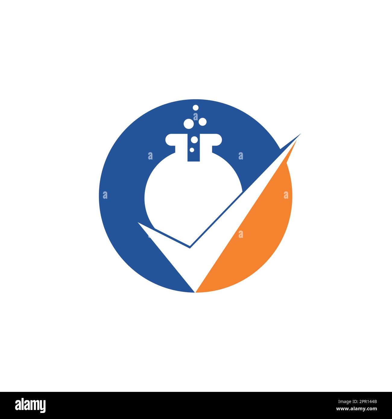 Lab Check vector logo design. Lab check verified logo vector icon ...