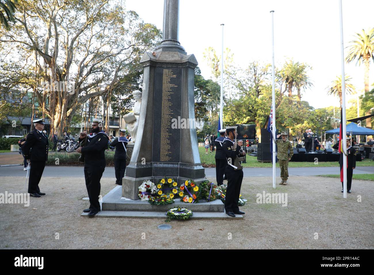 Sydney, Australia. 25th April 2023. The ANZAC Day Coloured Digger event ...