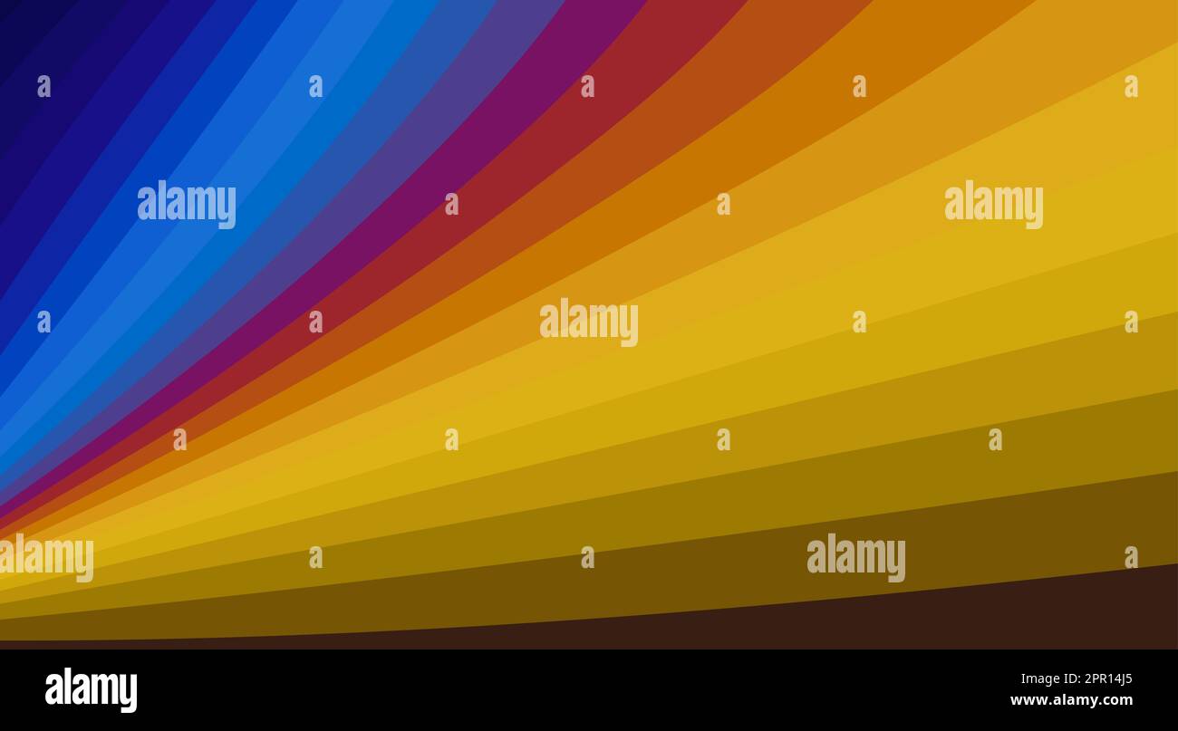 Abstract striped background with navy blue and yellow color lines ...