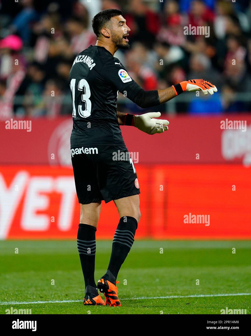 Paulo Gazzaniga of Girona during the La Liga match between Girona FC ...