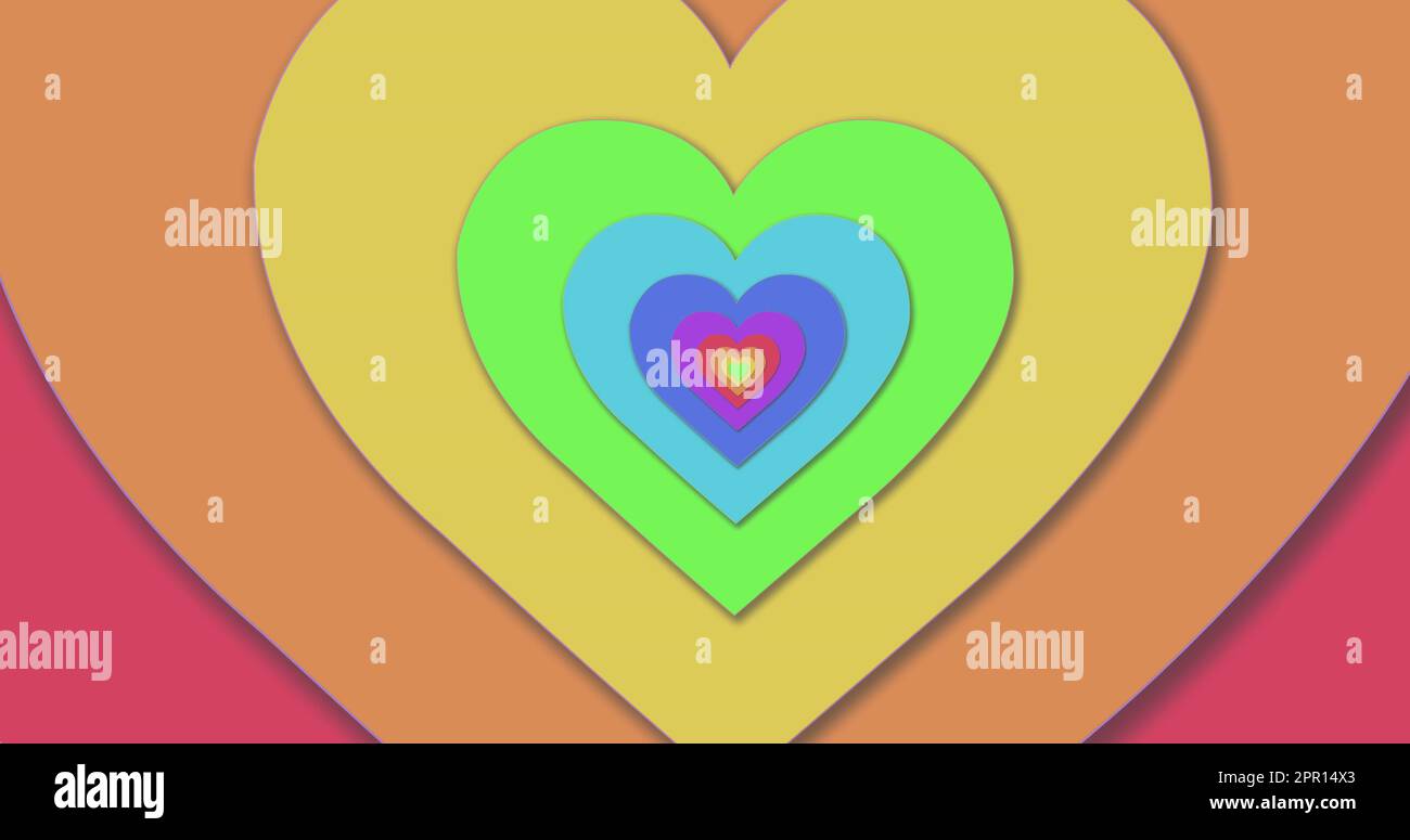 Multiple heart shapes in hi-res stock photography and images - Alamy