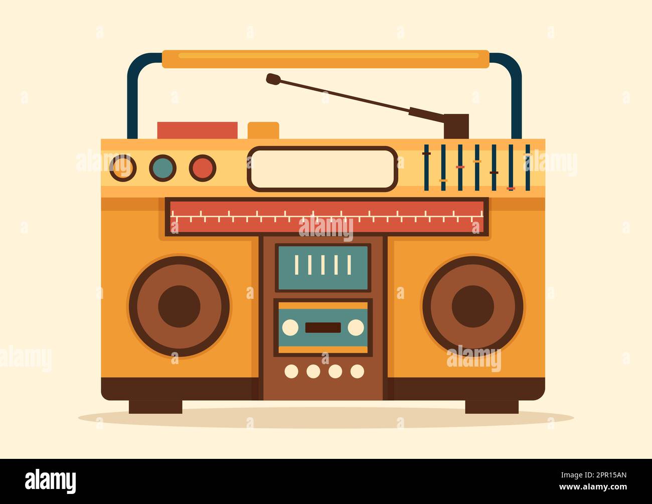 Retro Radio Player Style for Record, Old Receiver, Interviews Celebrity ...