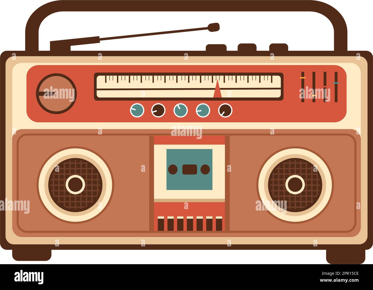 Retro Radio Player Style for Record, Old Receiver, Interviews Celebrity ...