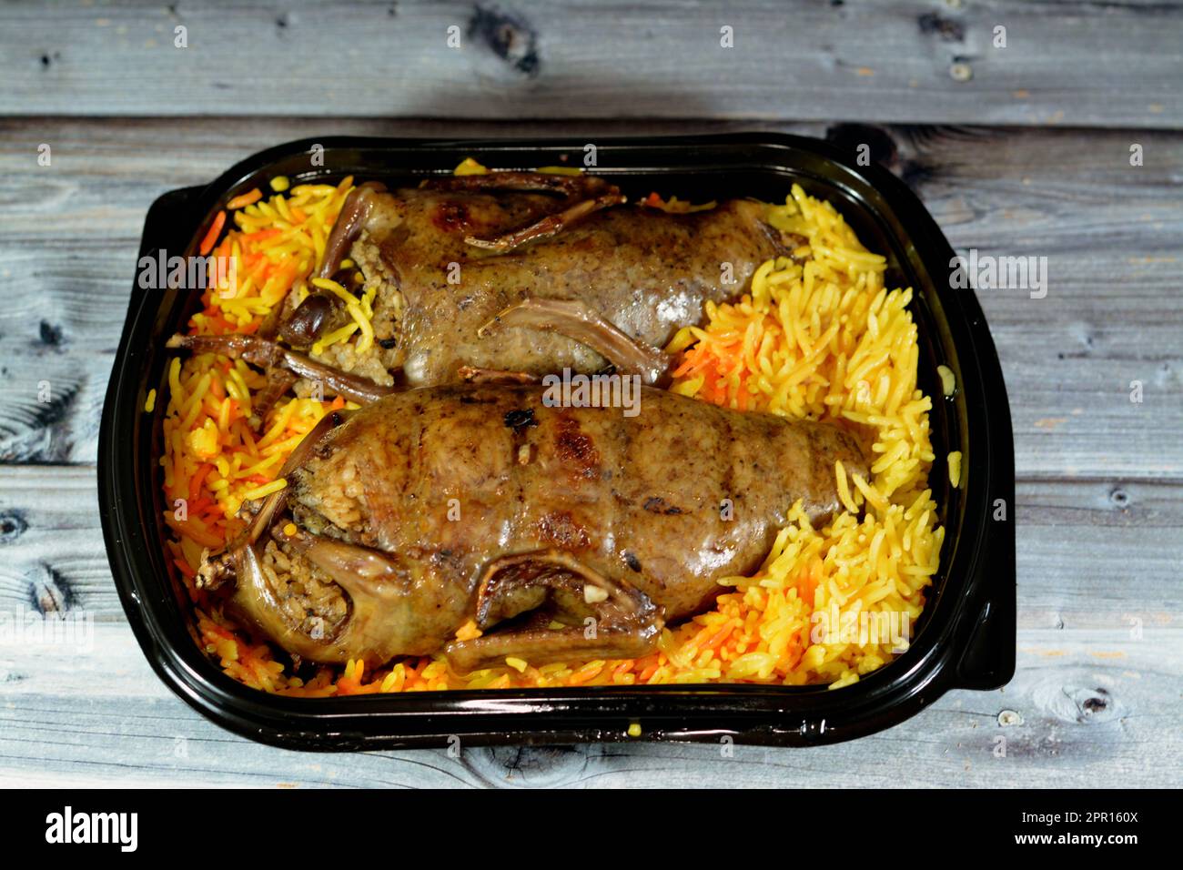 Egyptian Hamam Mahshi stuffed squab, Arabic cuisine, Egyptian ...